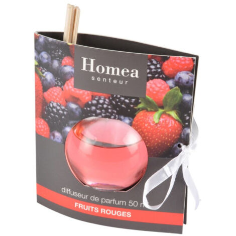 Diffuseur de Parfum "Boule" 50ml Fruits Rouges