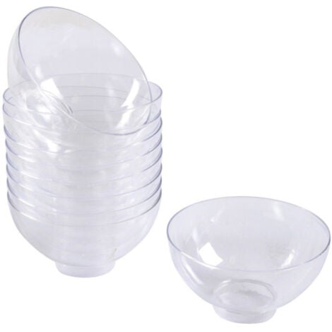 Lot de 25 Verrines Rondes en Plastique Réutilisable "Mini Apéritif ...