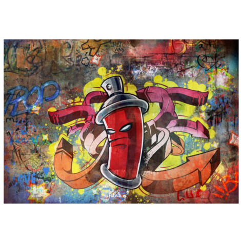 Papier Peint Anti Bulles Graffiti Monster 70 x 100 cm Rénov Rapide ...