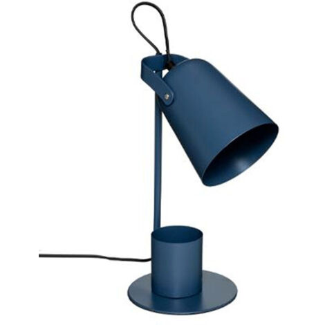 Lampe à Poser Design "Elio" 34cm Bleu Égéen