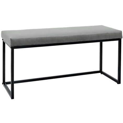 Banc Design "Giulia" 100cm Gris