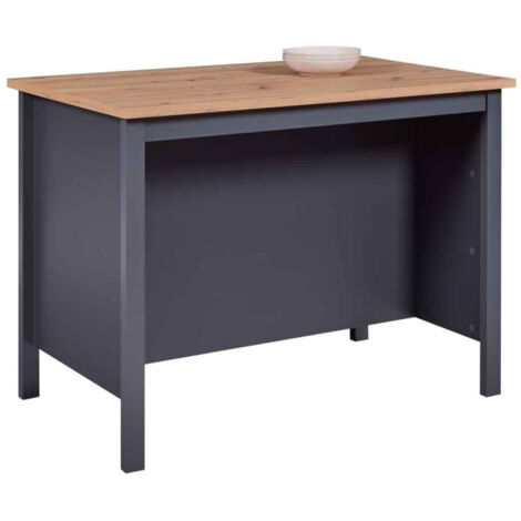 Table de bar ilot de cuisine Melina 124cm pour grand plan de travail ...