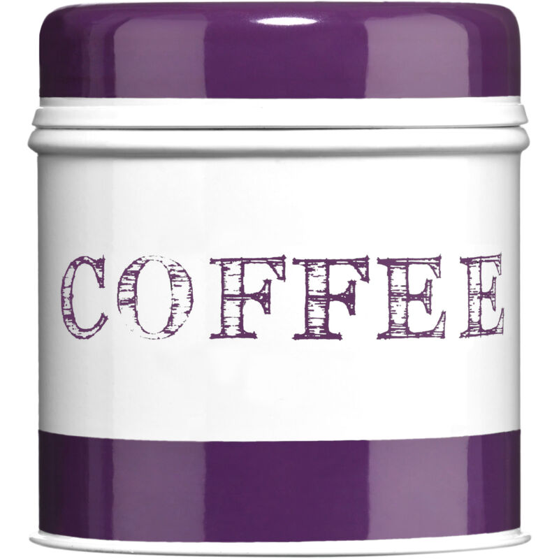 Premier Housewares Purple Band Coffee Canister
