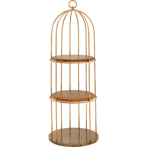 Interiors by Premier Spacious Small Cage Design Bookshelf, Durable Bird ...