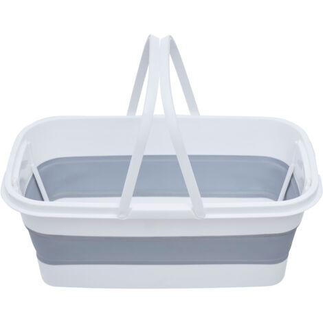 Premier Housewares Collapsible Rectangular Basket Multipurpose And ...