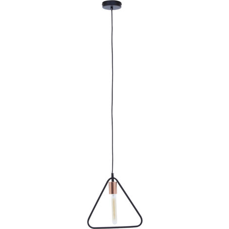 Interiors by Premier Contemporary Triangular Pendant Light, Lightweight ...