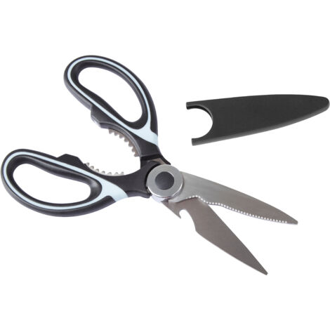 Interiors by Premier Multipurpose Black And Pastel Blue Scissors ...