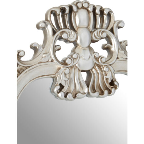 Premier Housewares Champagne Decorative Swirl Design Wall Mirror