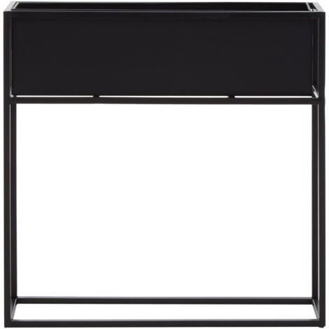 Interiors by Premier Design Floor Standing Black Plant Box, Space ...