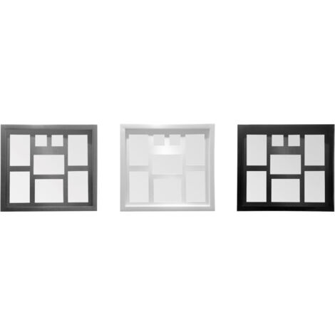 Premier Housewares Black 8 Photo Multi Photo Frame
