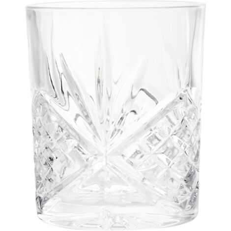 Premier Housewares Set of four Beaufort Crystal Tumblers