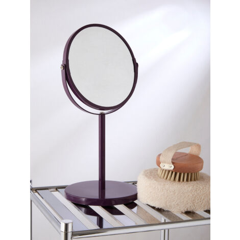 Premier Housewares Purple Swivel Mirror