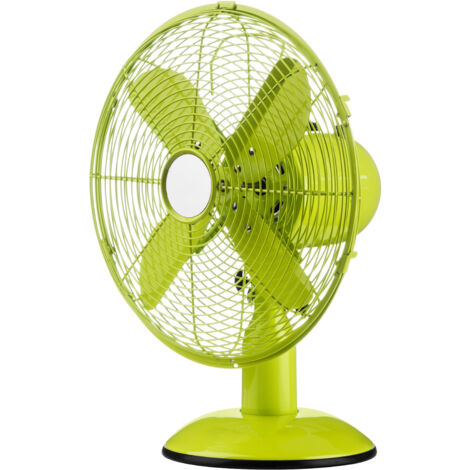 Premier Housewares Lime Green Desk Fan