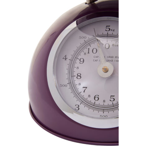 Premier Housewares Purple Half Circle Design Kitchen Scale - 5kg
