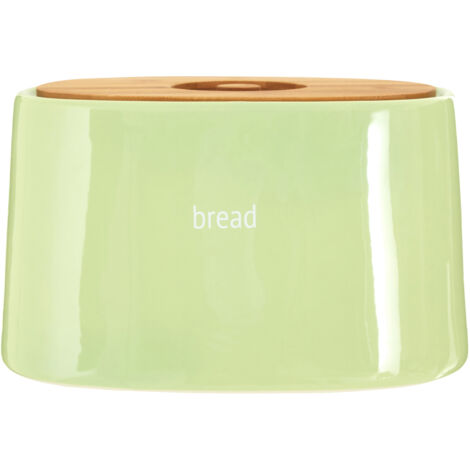 Premier Housewares Fletcher Green Ceramic Bread Crock