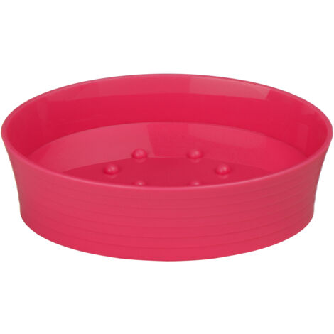 Premier Housewares Hot Pink Plastic Soap Dish