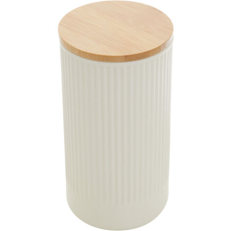 Premier Housewares Geome Cream Storage Canister - 1250ml