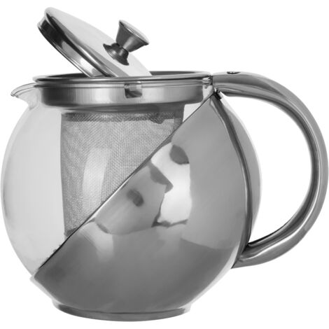 Premier Housewares Stainless Steel Teapot - 650ml