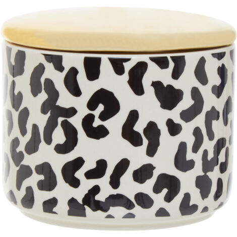 Interiors By Premier Luxe Handcrafted Small Stoneware Canister ...
