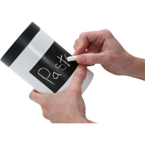 Interiors By Premier Chic Design Chalk Board Large Canister, Functional ...