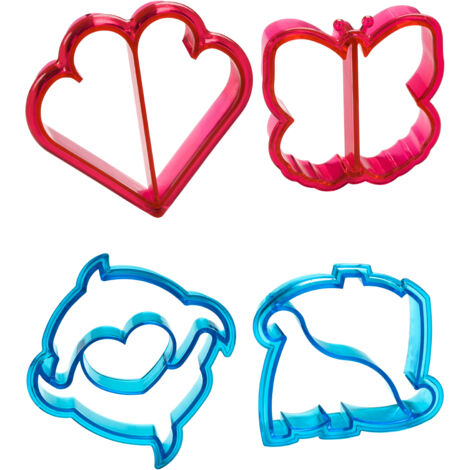 Premier Housewares Dinosaur and Dolphin Sandwich Cutters