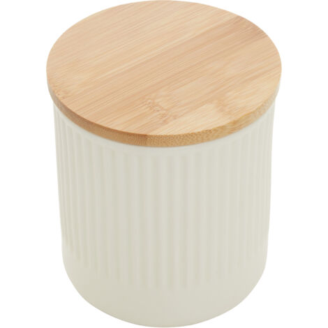 Premier Housewares Geome Cream Storage Canister - 550ml