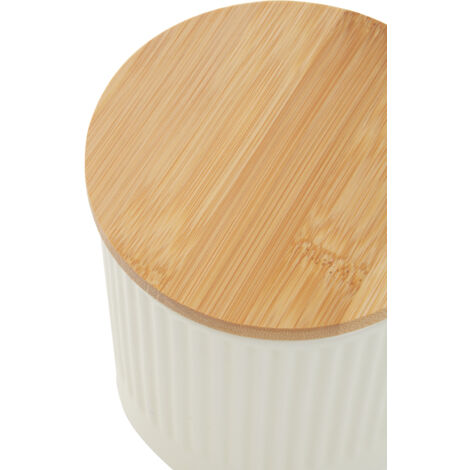 Premier Housewares Geome Cream Storage Canister - 550ml