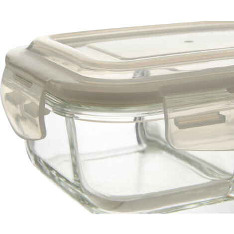 Interiors by Premier 800ml Square Food Storage Container, BPA-Free PP ...