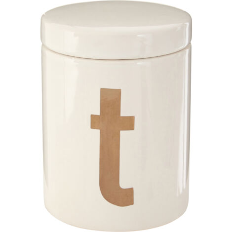 Premier Housewares Mono Tea Canister