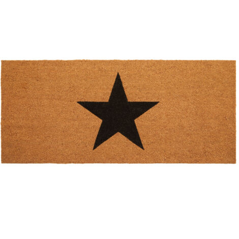 Premier Housewares Big Black Star Doormat