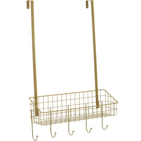 Interiors By Premier Smart Design Gold Finish Over The Door Hanger ...