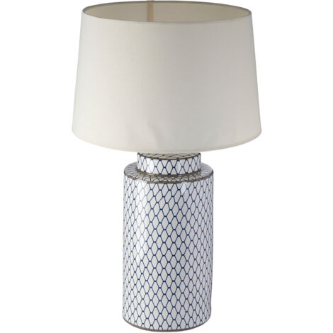 Premier Housewares Ceramic Table Lamp / Cream Shade