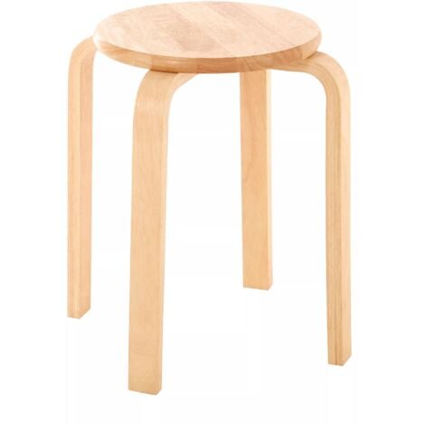 Interiors By Premier Rustic Tropical Hevea Wood Stacking Stool ...