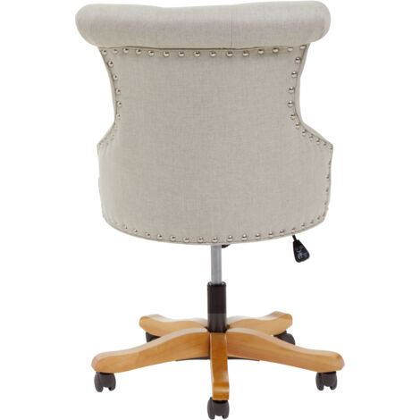 Premier Housewares Watford Natural Home Office Chair