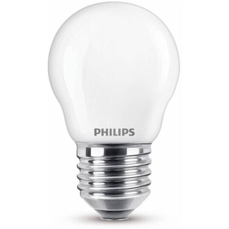 Pack de 6 Ampoules LED Philips E27 4,3W (Équivalent 40W) – Lumière Blanche Froide 4000K
