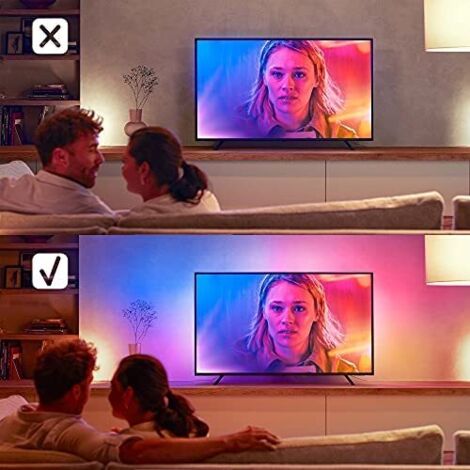 Ruban LED Philips Hue Play Gradient effet cinéma pour TV 65-75 pouces ...