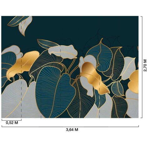 Papier peint or et luxure papier peint