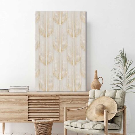 Tableau Plume graphique - 50x80cm - made in France