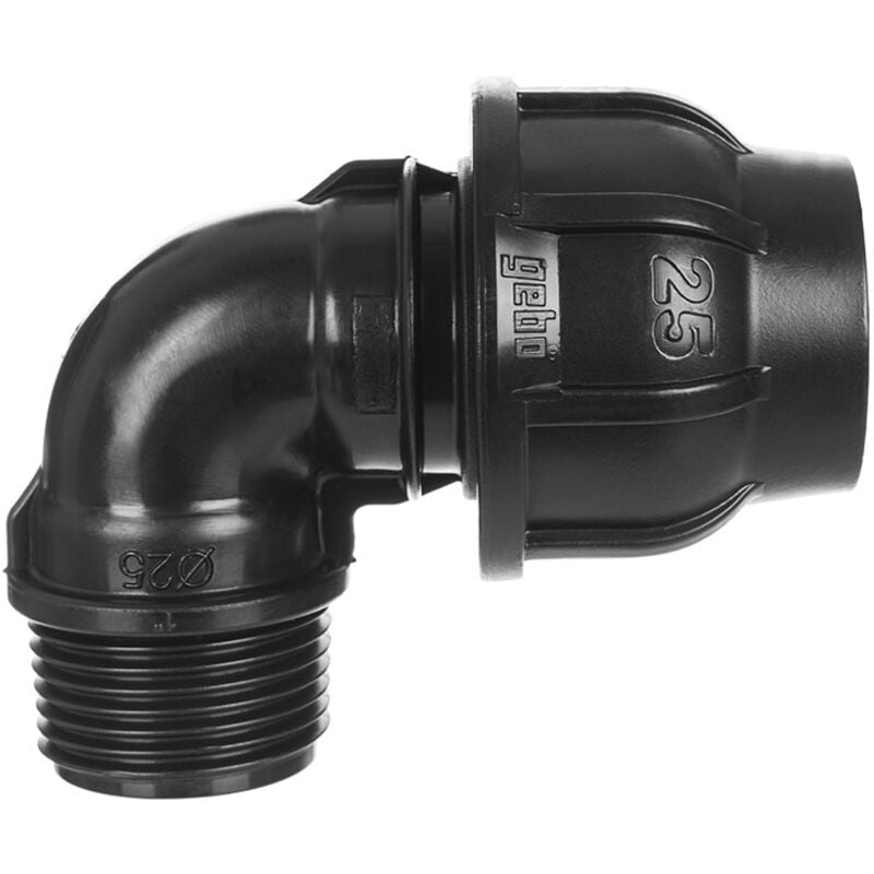 Gebo Plast Winkel 90° 32 mm x AG 1"