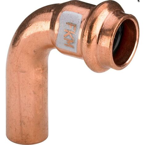 Viega Bogen Profipress S Kupfer 90Grad I/A mit SC-Contur 35mm