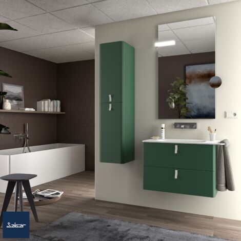 Schrank wandhängend UNIIQ 800 2 Schubladen mit Softeinzug ROYAL GREEN ...