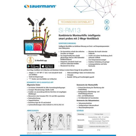 Sauermann Si-RM13 Kombinierter Verteiler mit intelligenten drahtlosen ...