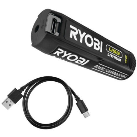 Ryobi RB420 Batterie au lithium USB 4 V 2,0 Ah Indicateurs LED