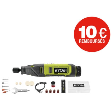 Mini-outil multifonction RYOBI RRT4-120GA15 - 4V - 1 Batterie 2.0Ah - 1 ...