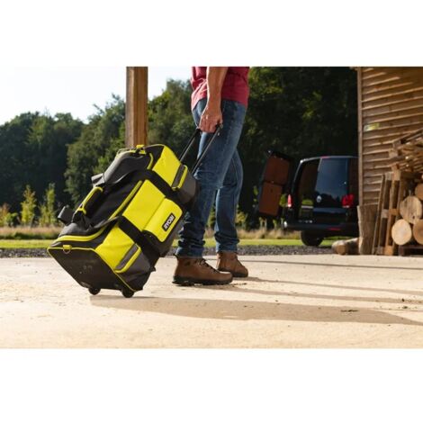 RYOBI Sac de rangement renforcé à roulettes - 49 L - RSSLTB2