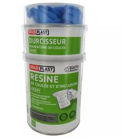 Résine de coulée et d’inclusion époxy SOLOPLAST pour professionnel - 1kg