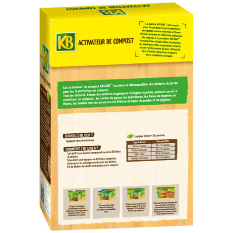 Lot de 3 activateurs de compost KB - 1,5kg