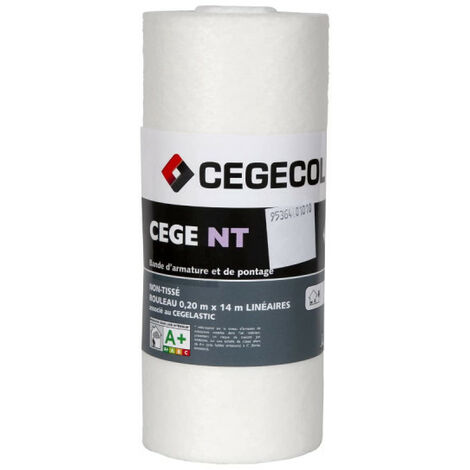 Bande d'armature non tissé CEGECOL - CEGE NT - 20cm x 14m