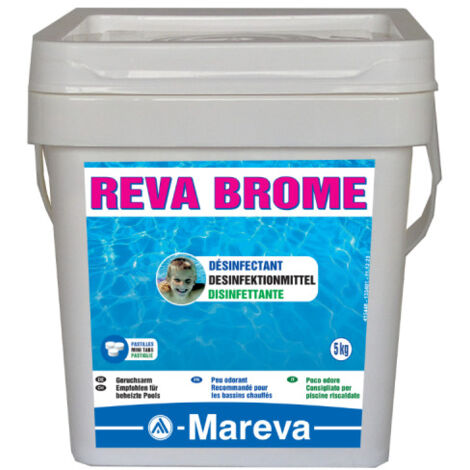 Pack MAREVA - Pastilles de brome - 5kg - Clarifiant liquide Reva-flock - 5L