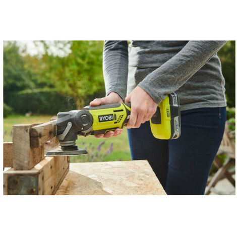 Pack RYOBI Multitool R18MT-0 - 18V One+ - 1 batterie 2.0Ah - 1 chargeur ...